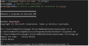 Manipulando strings com Strip, Upper, Lower, Len e Find (parte 1). - Explorando TI